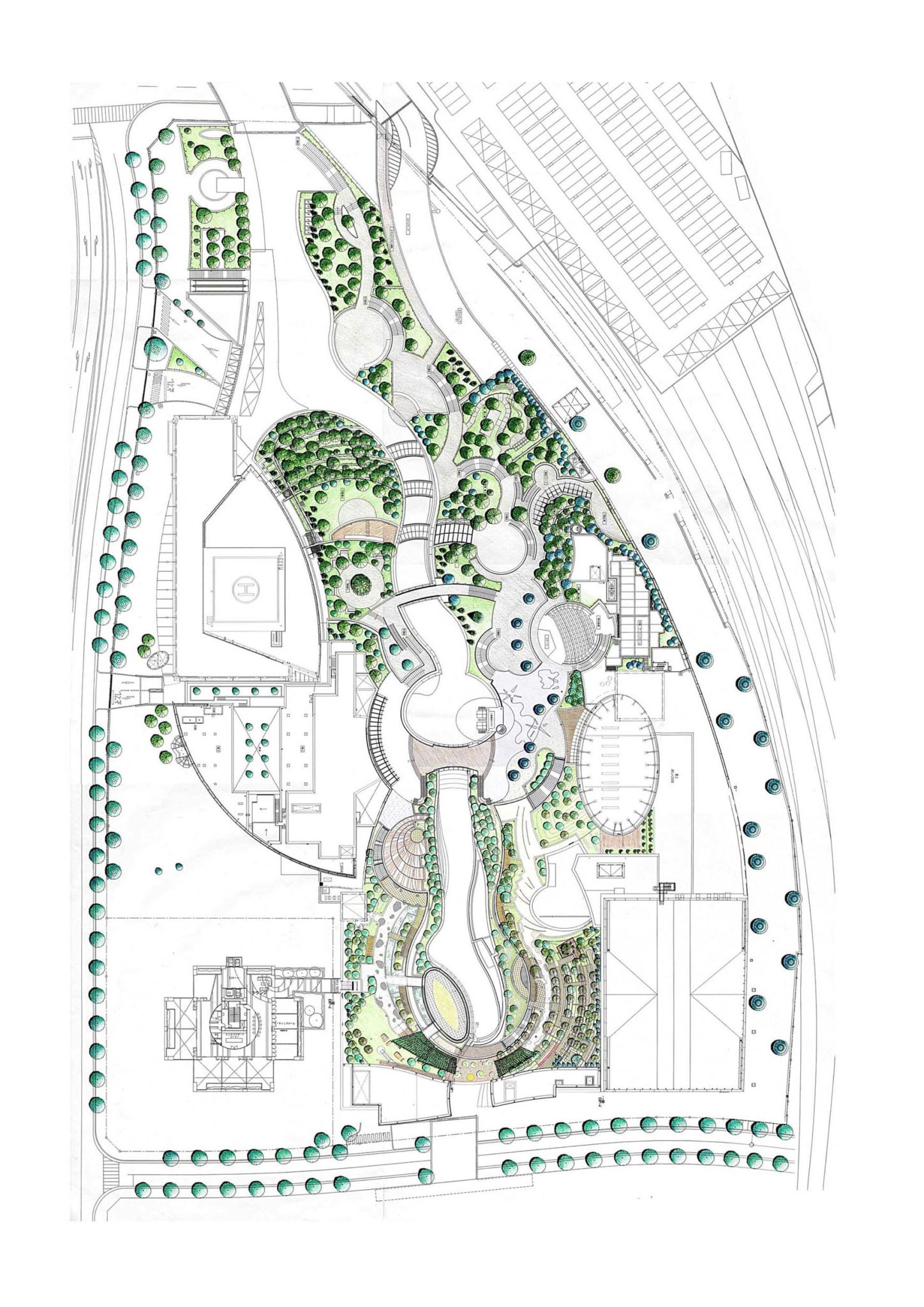 なんばパークス2期・ランドスケープデザイン – E-DESIGN｜Landscape design, Architectural design, Construction